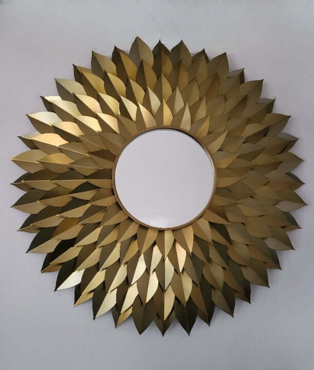 Apollo Mirror in metal - DesignmintDecor